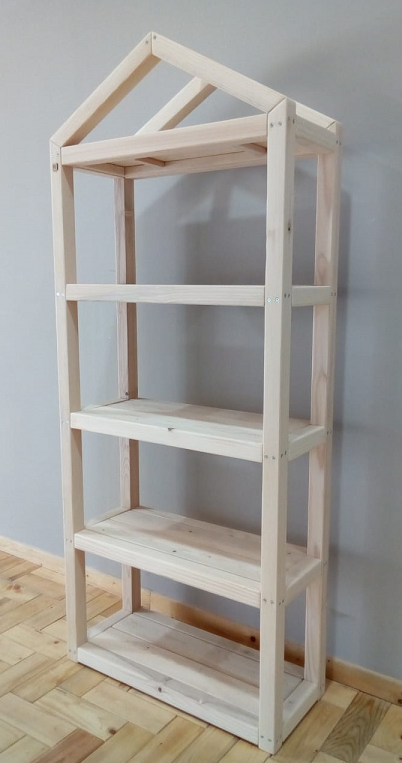 House shelf 190 x 80 x 35 cm 5 levels